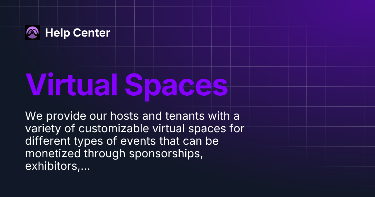 Virtual Spaces | Help Center